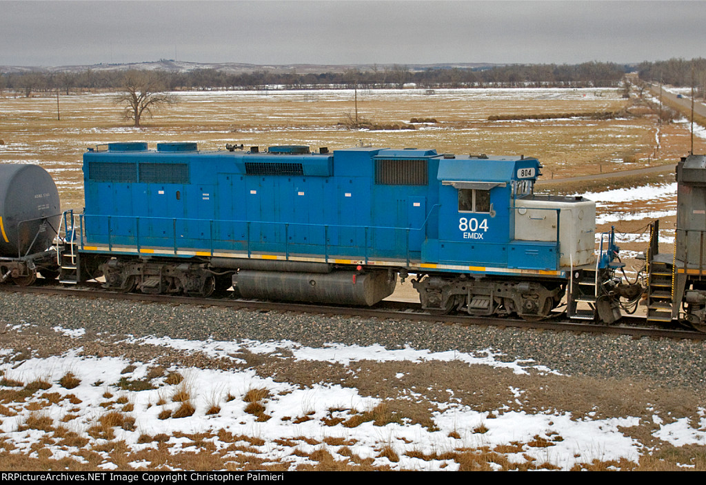 EMDX 804 on BNSF H-LINDEN9-18